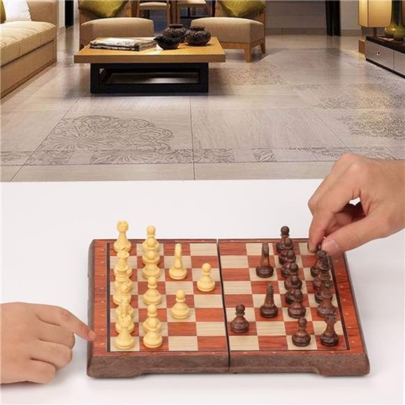 Games | Magnetic Travel Chess Set Portable Mini Chess Board Game For ...
